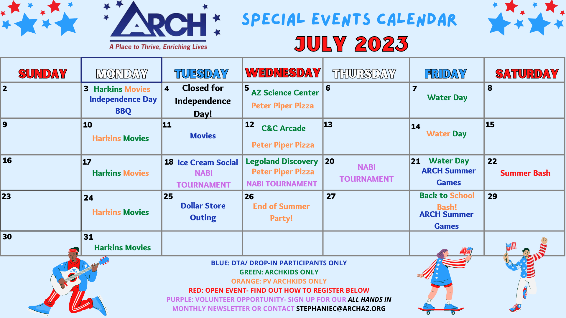 Special Events - Arizona Recreation Center for the Handicapped