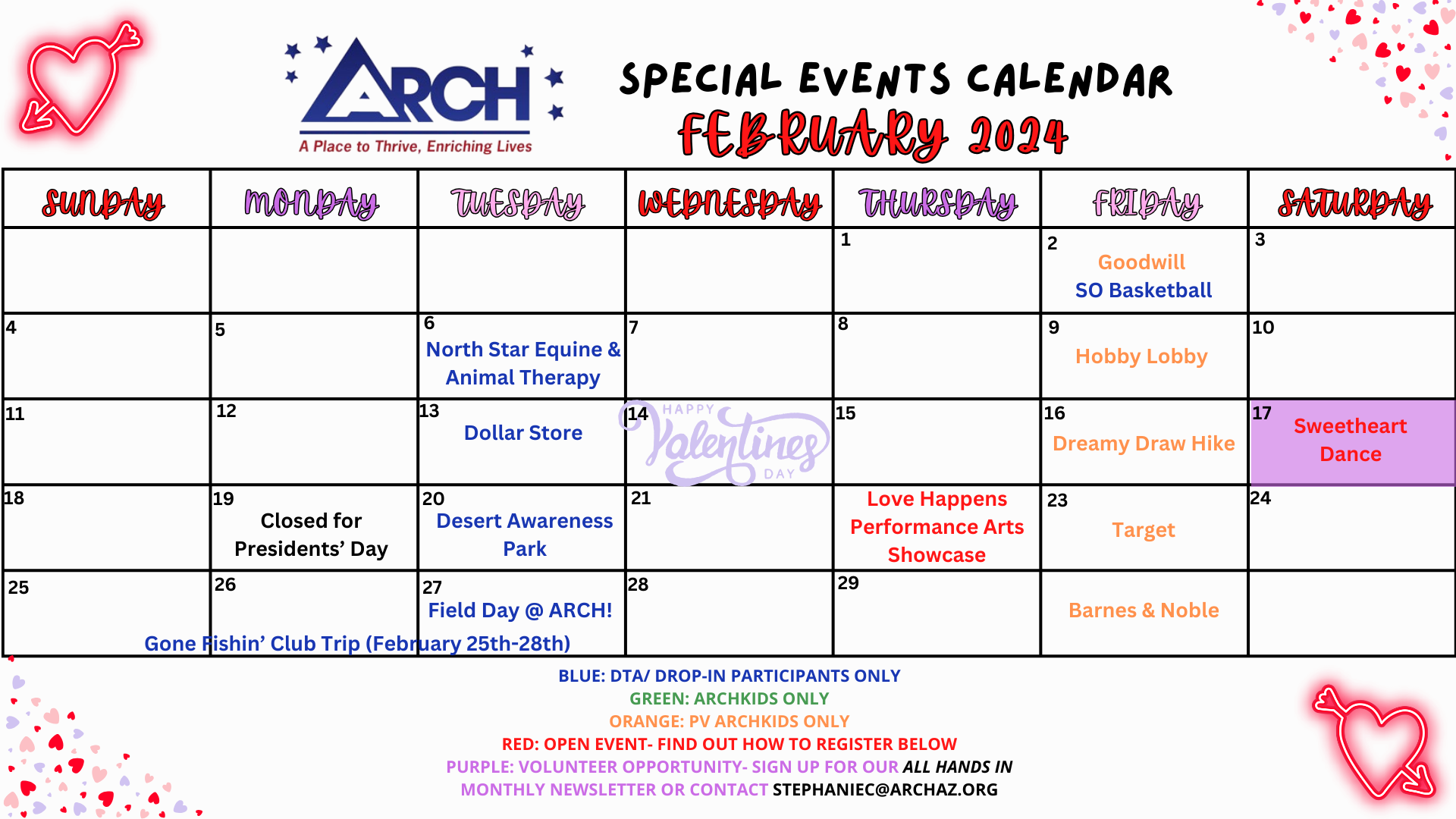 Special Events - Arizona Recreation Center for the Handicapped